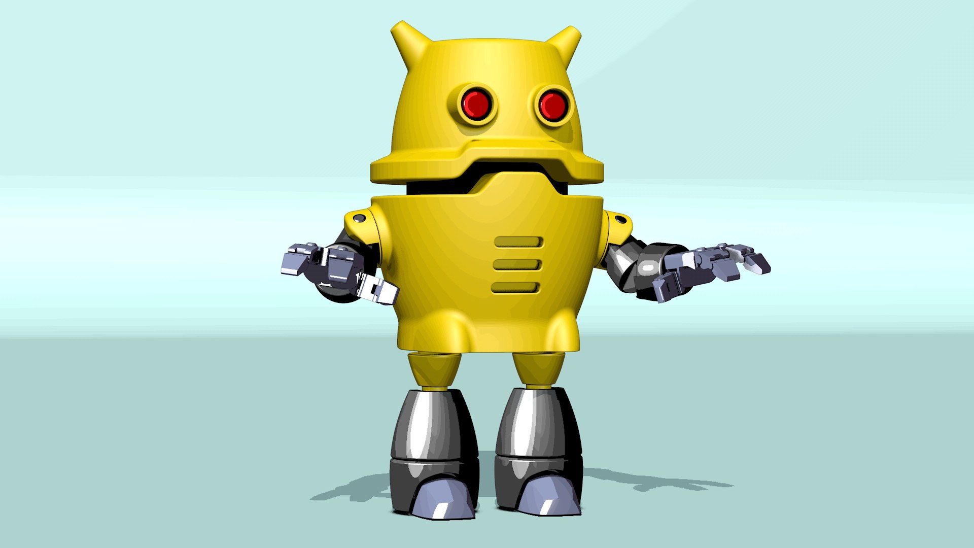 Robot - Robotube 3D Model - TurboSquid 1911413