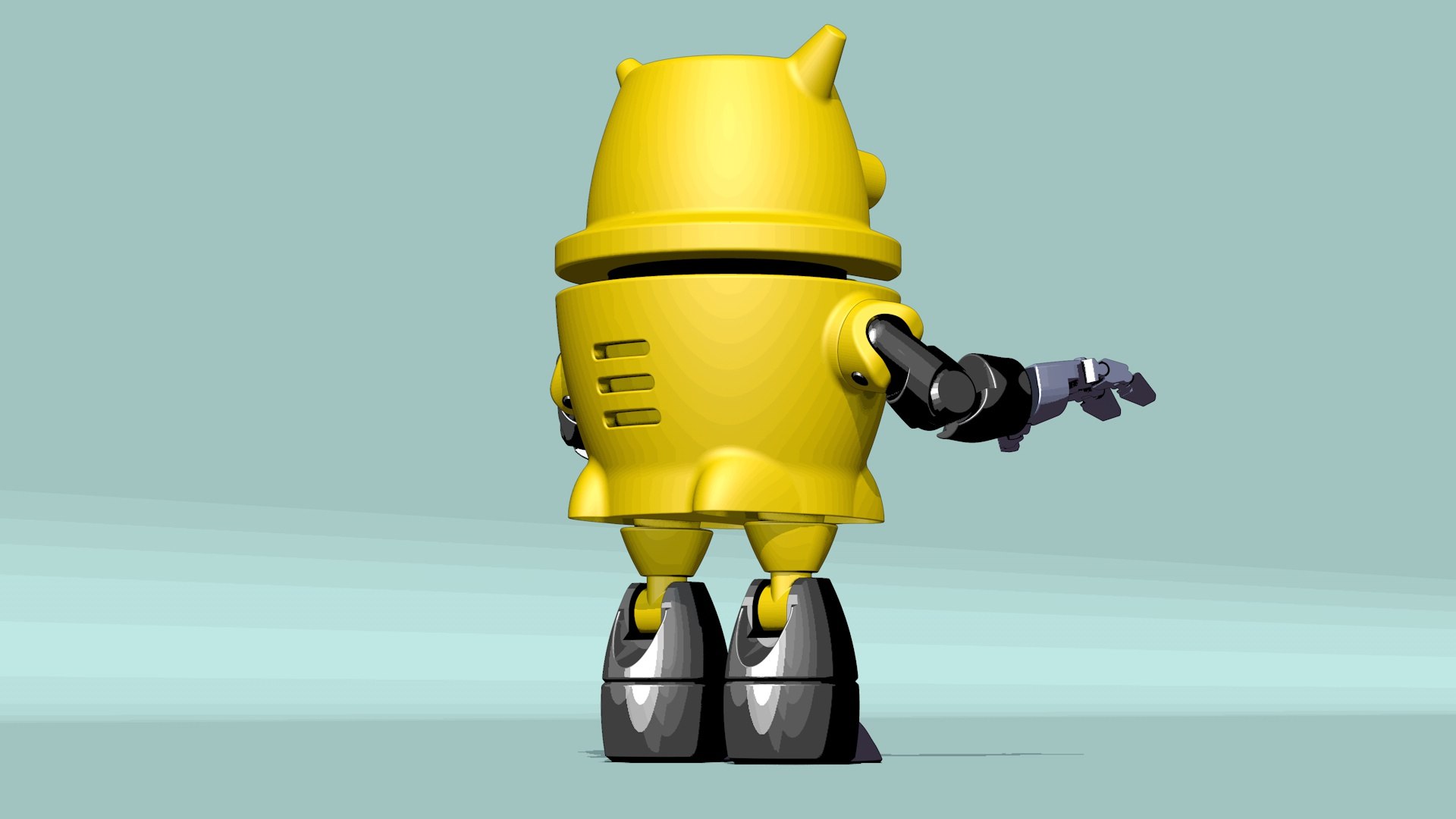 Robot - Robotube 3D Model - TurboSquid 1911413