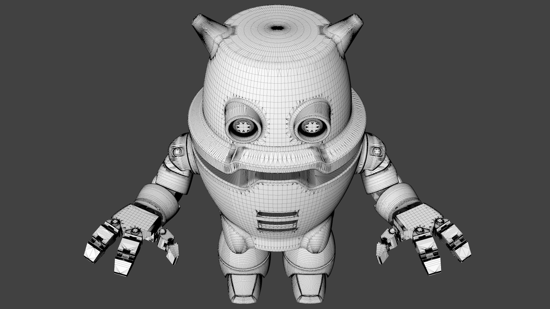 Robot - Robotube 3D Model - TurboSquid 1911413