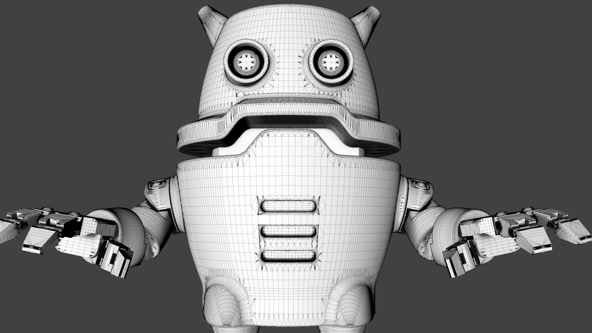 Robot - Robotube 3D Model - TurboSquid 1911413