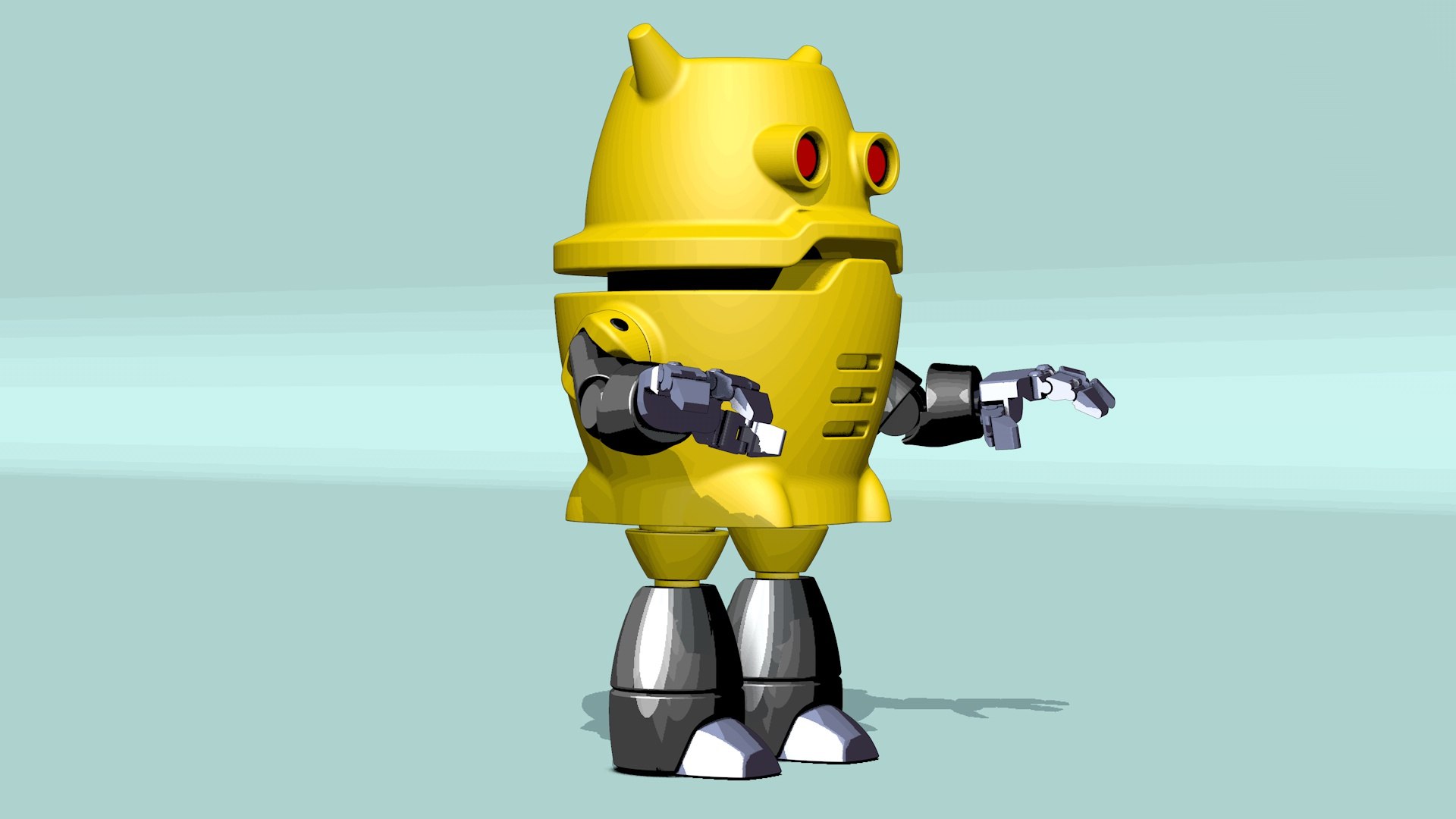 Robot - Robotube 3D Model - TurboSquid 1911413