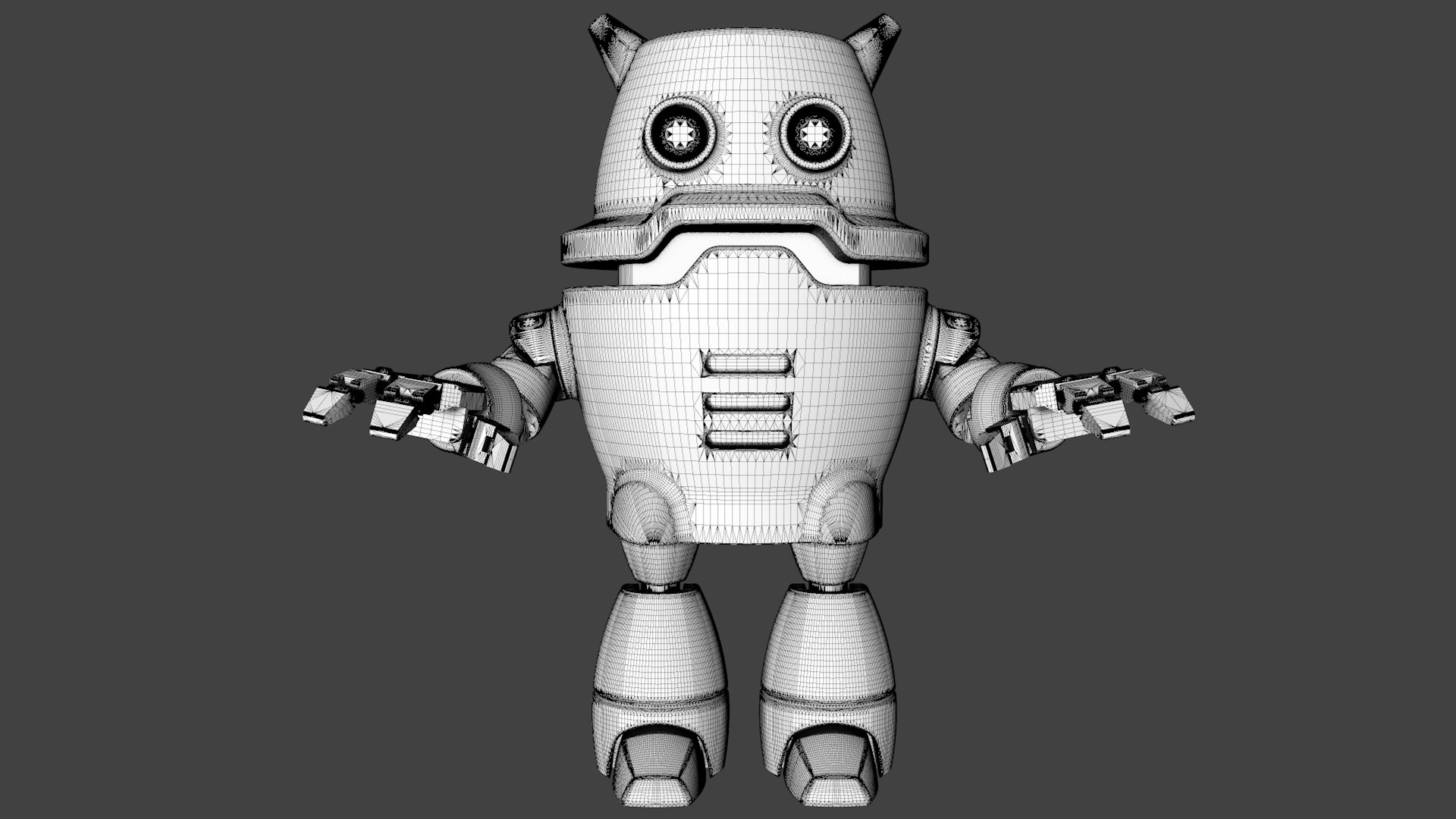 Robot - Robotube 3D Model - TurboSquid 1911413