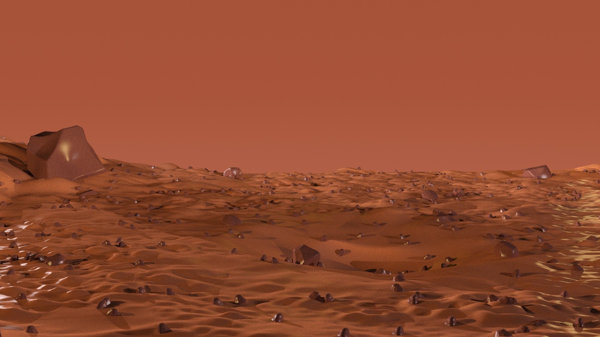 3D Model Mars Surface Rocks Modelled - TurboSquid 1257168