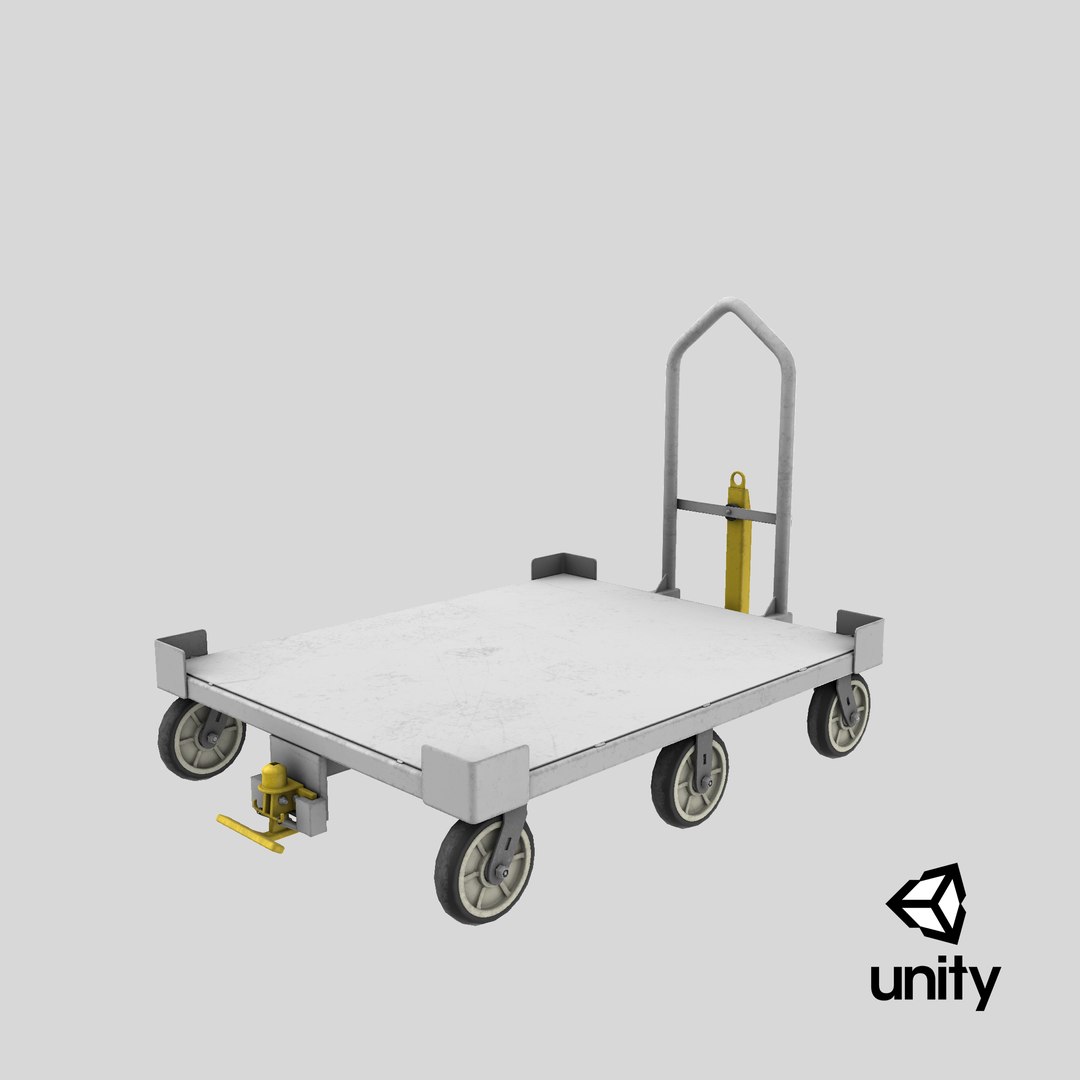 3D Towable Cart 01 Large Empty And Full - TurboSquid 2049010