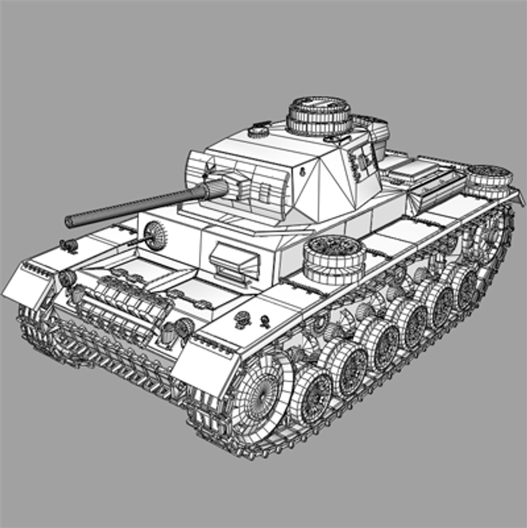 Panzer Iii 3d Obj