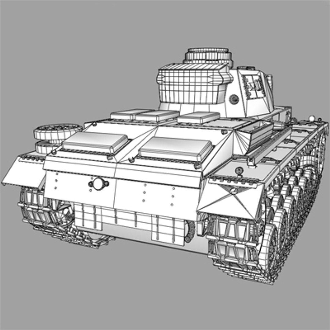 Panzer Iii 3d Obj