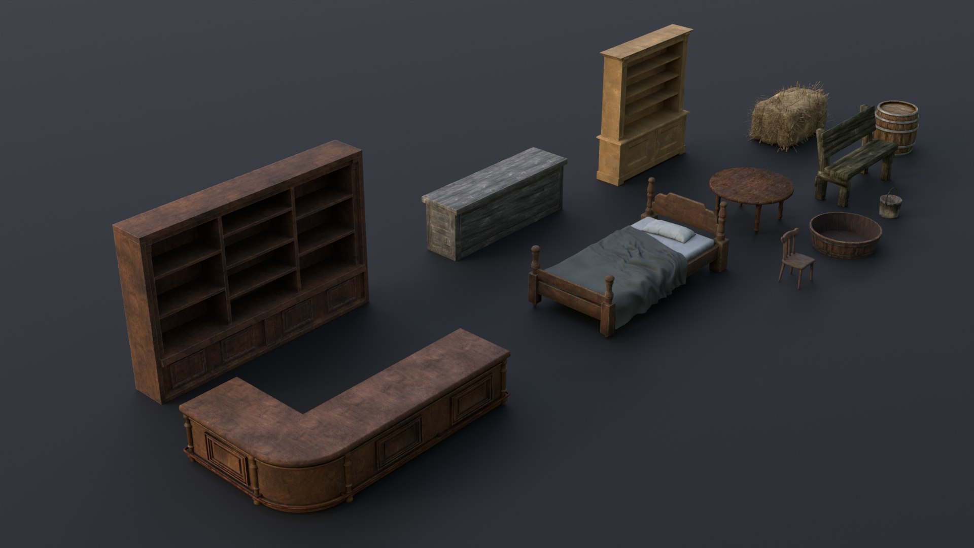 Wild West Pack 3D Model - TurboSquid 2293510