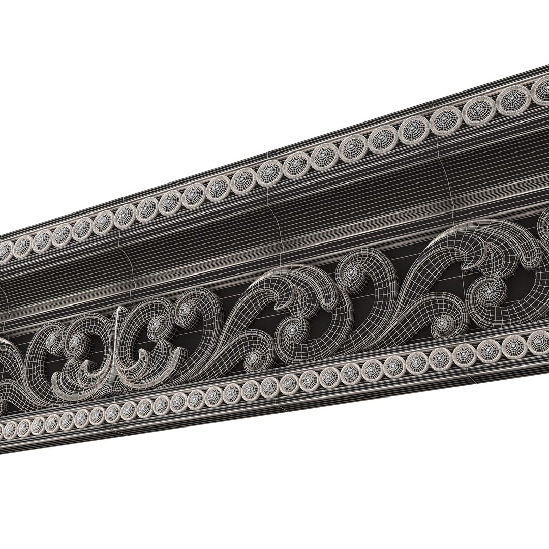 3D Model Cornice Decoration Molding 013 - TurboSquid 2156780