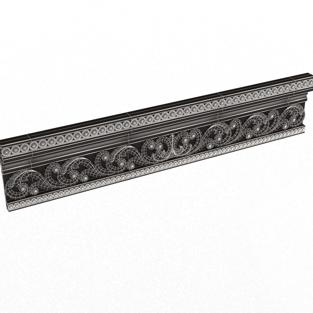 3D Model Cornice Decoration Molding 013 - TurboSquid 2156780