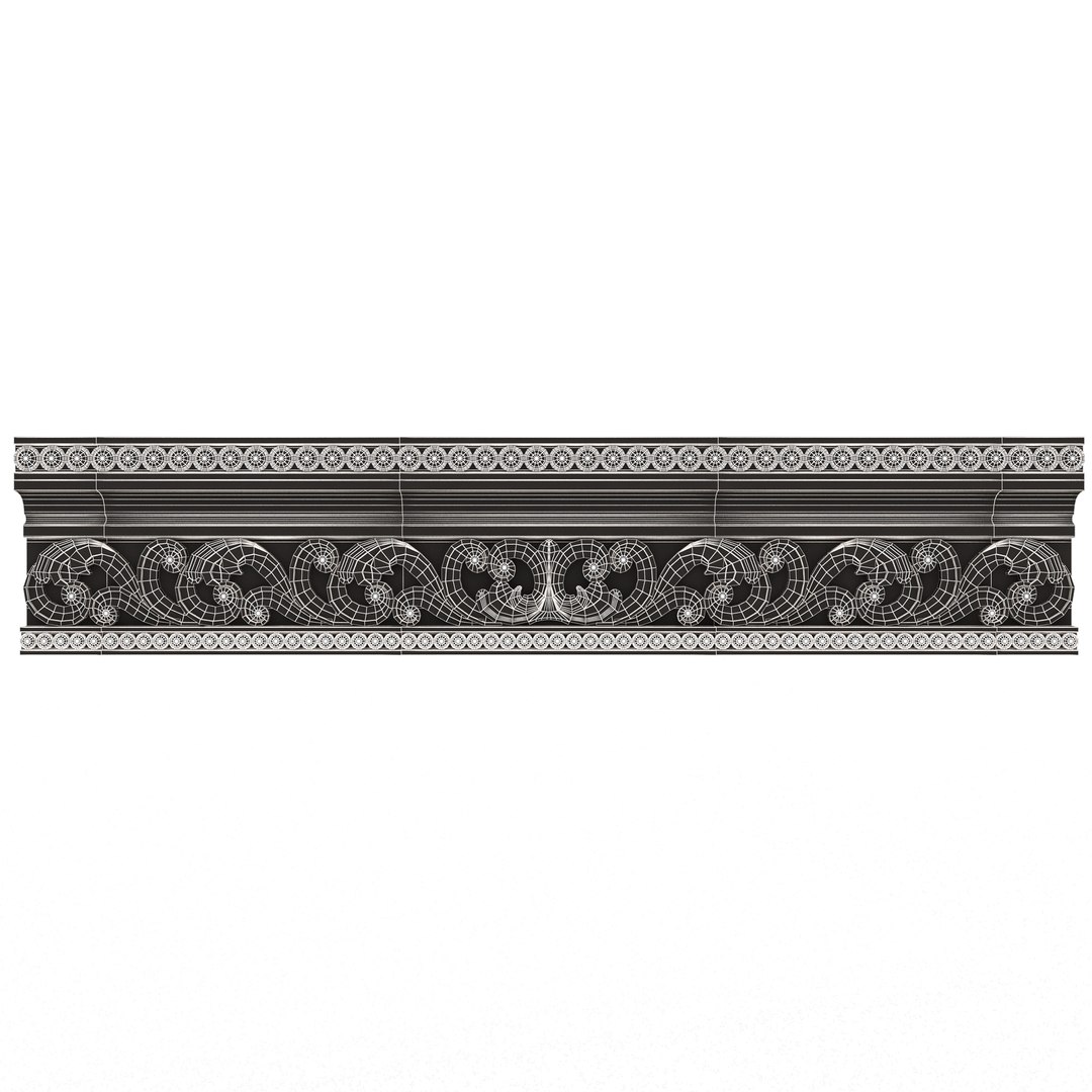 3D Model Cornice Decoration Molding 013 - TurboSquid 2156780