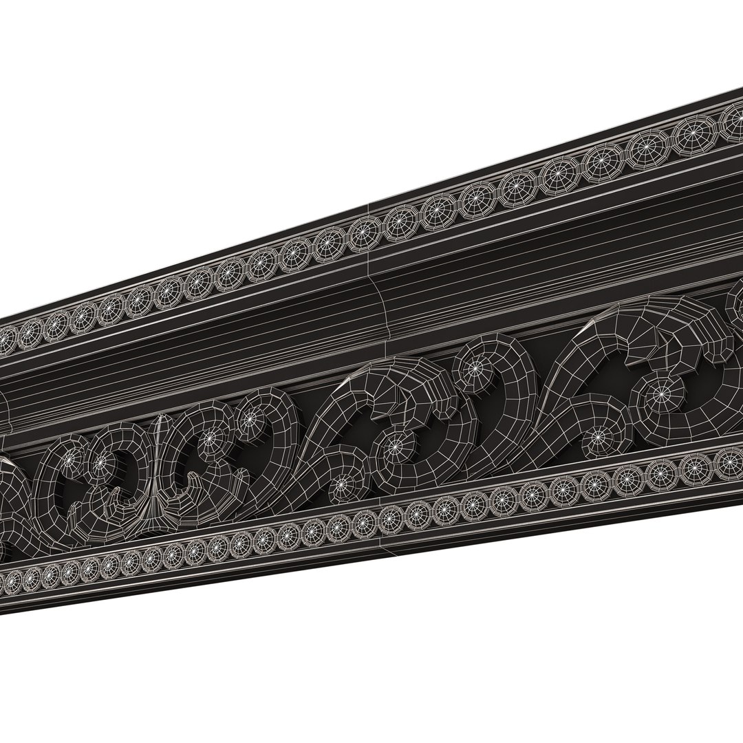 3D Model Cornice Decoration Molding 013 - TurboSquid 2156780