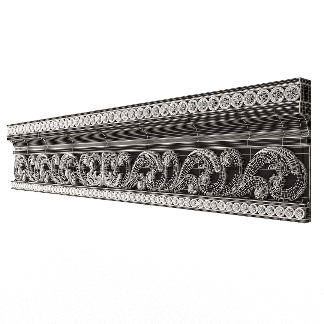 3D Model Cornice Decoration Molding 013 - TurboSquid 2156780