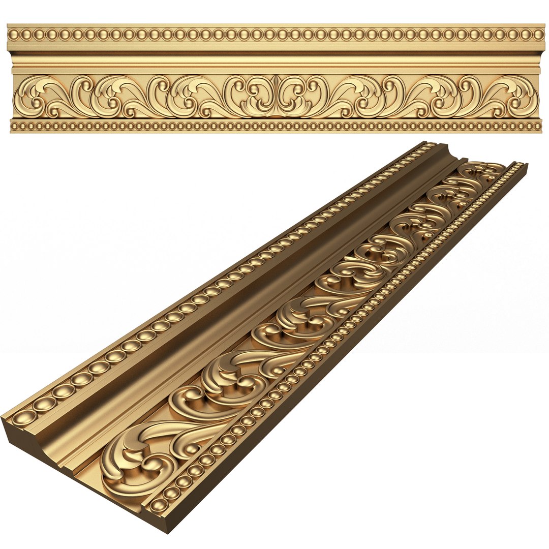 3D Model Cornice Decoration Molding 013 - TurboSquid 2156780