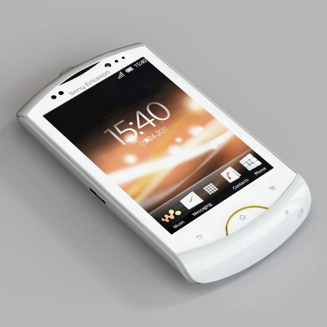 white sony ericsson