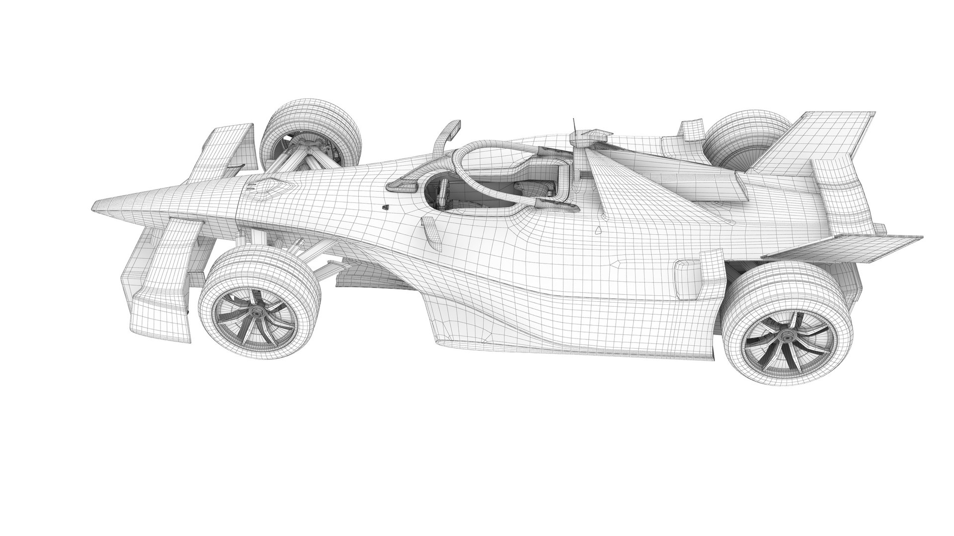 Formula E Gen3 Evo 2025 For Template 3D Model - TurboSquid 2294399