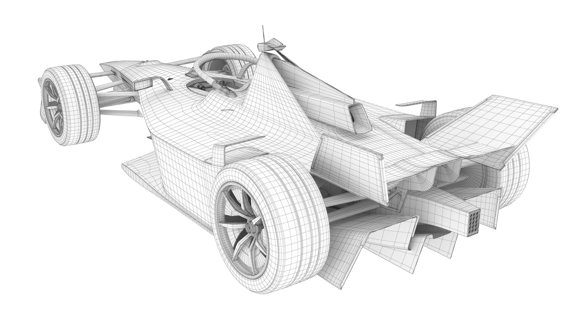 Formula E Gen3 Evo 2025 For Template 3D Model - TurboSquid 2294399