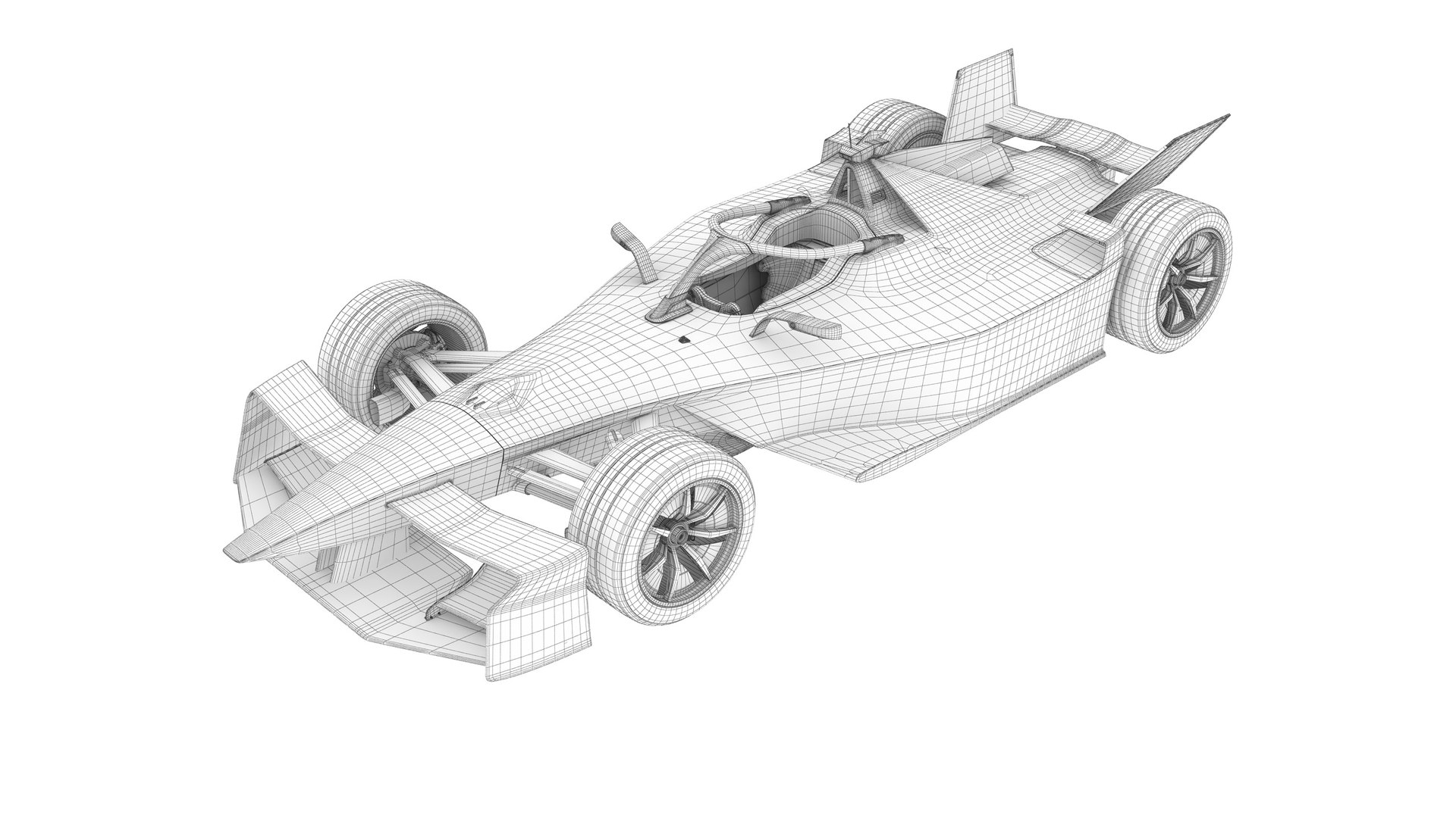Formula E Gen3 Evo 2025 For Template 3D Model - TurboSquid 2294399