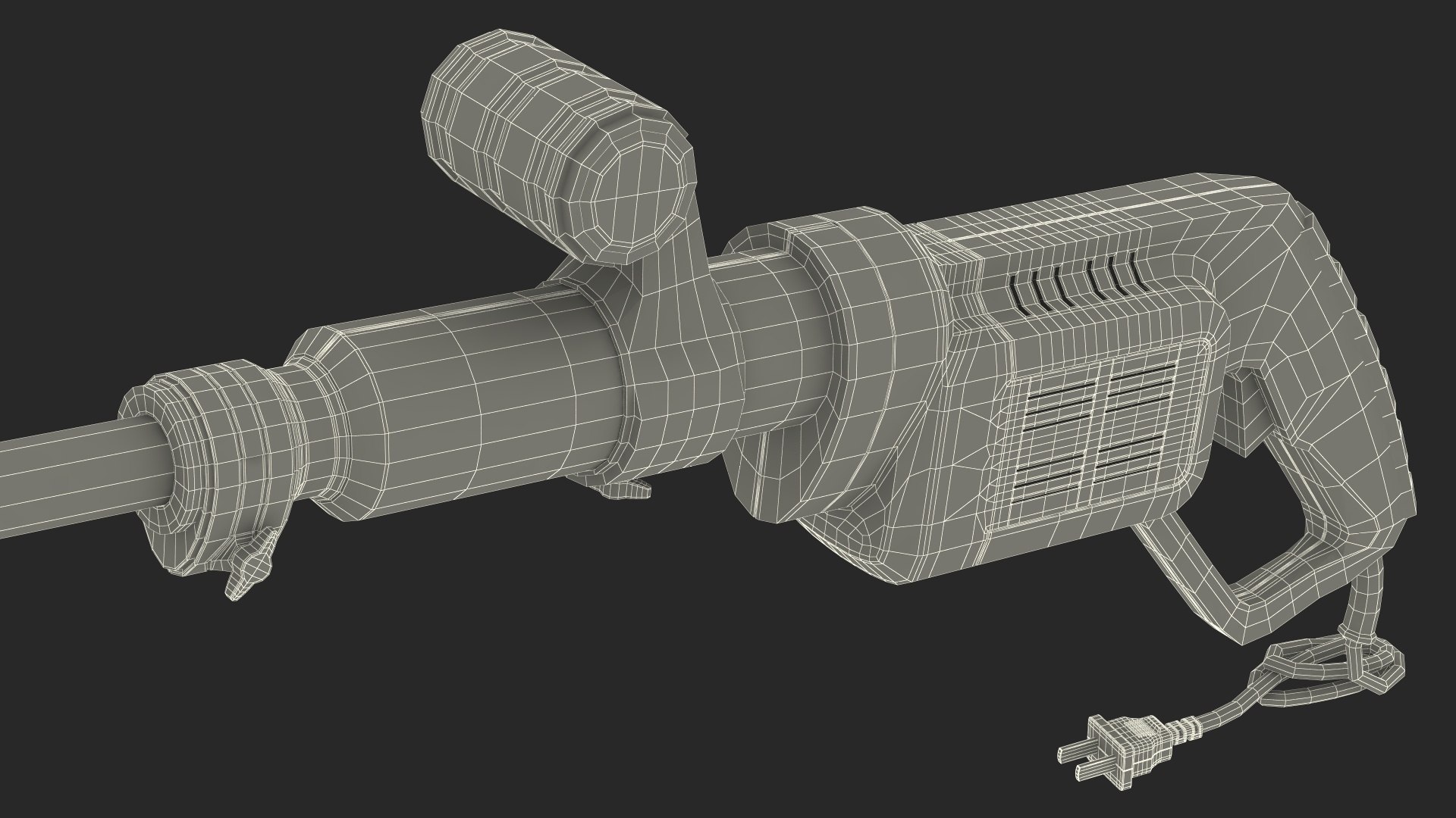 3D Corded Electric String Trimmer - TurboSquid 2206390