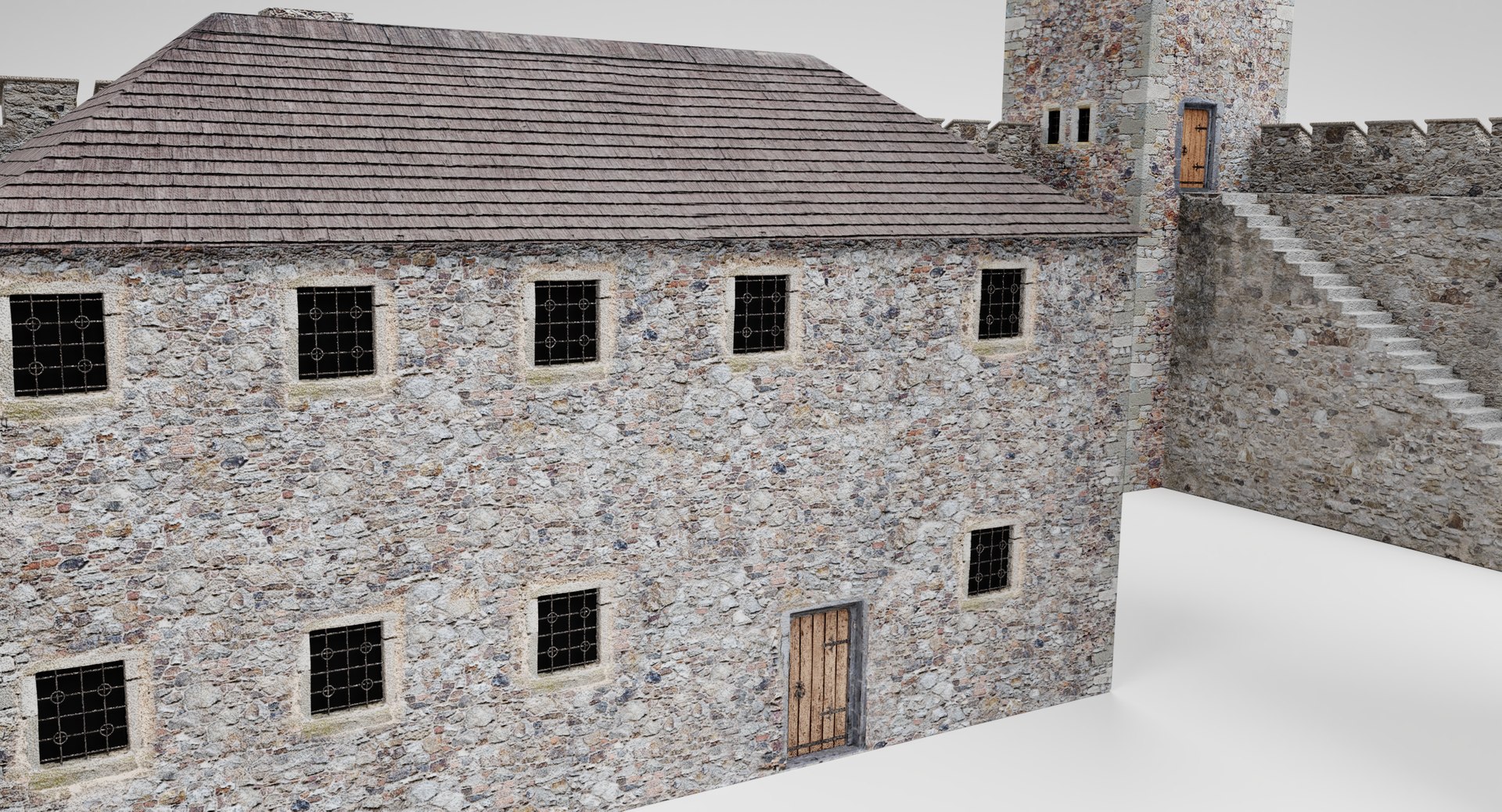 Medieval Castle Model - TurboSquid 1298895