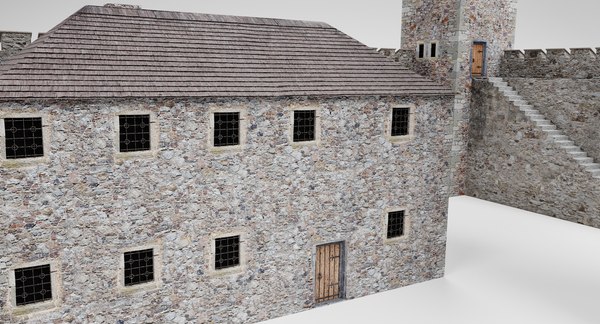 Medieval castle model - TurboSquid 1298895