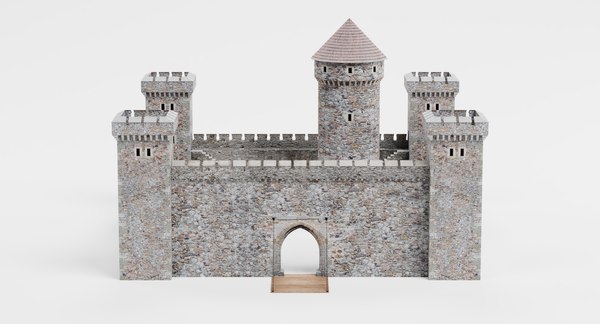 Medieval castle model - TurboSquid 1298895