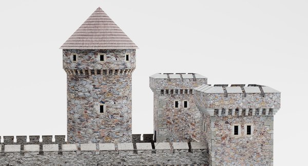 Medieval castle model - TurboSquid 1298895
