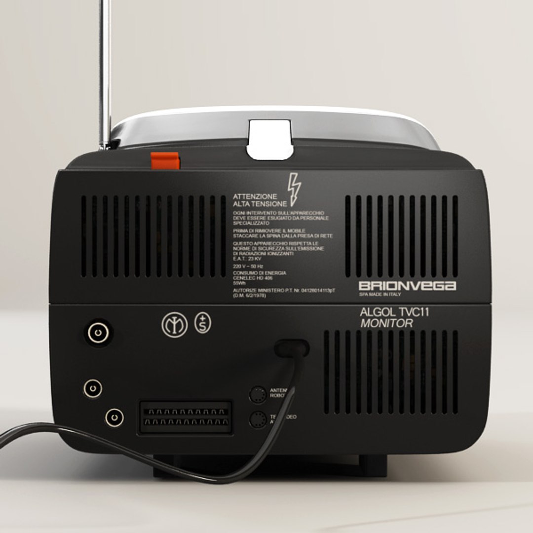 Brionvega Algol Tv 3d Max