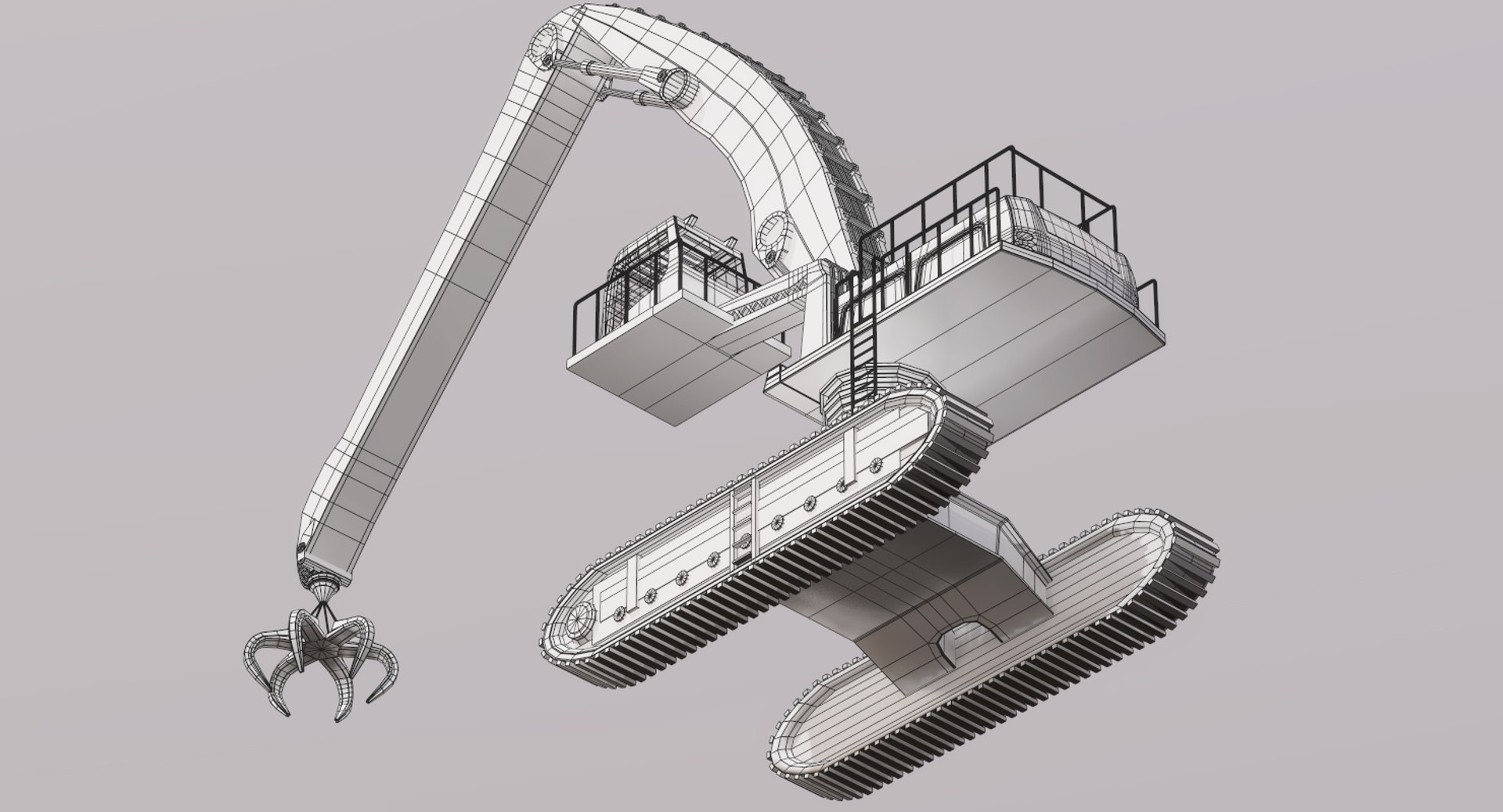 Liebherr Lh110 Crane Model - TurboSquid 1255564