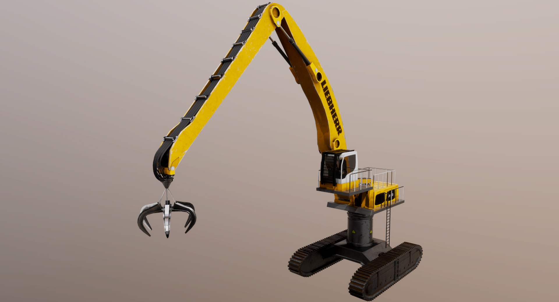 Liebherr Lh110 Crane Model - TurboSquid 1255564
