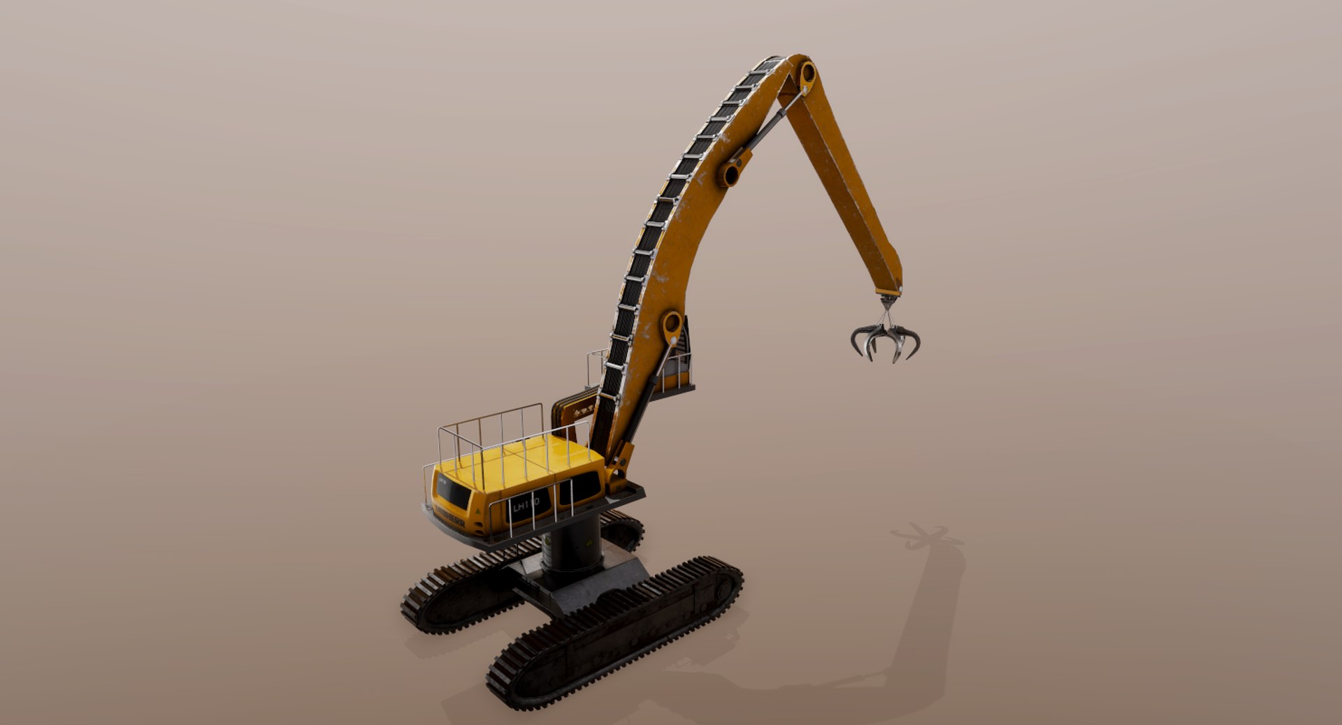 Liebherr Lh110 Crane Model - TurboSquid 1255564