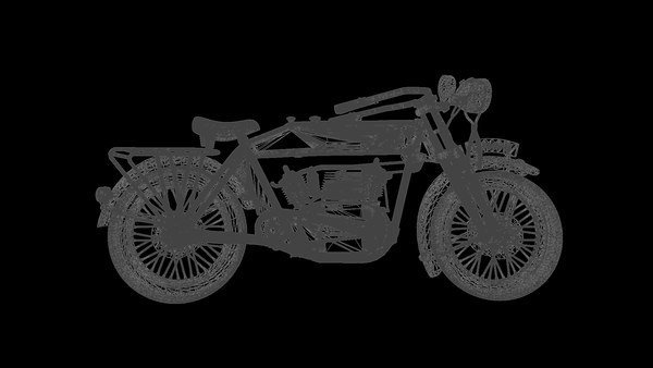 modelo 3d BICICLETA INDIO 1913 VINTAGE - TurboSquid 2178592