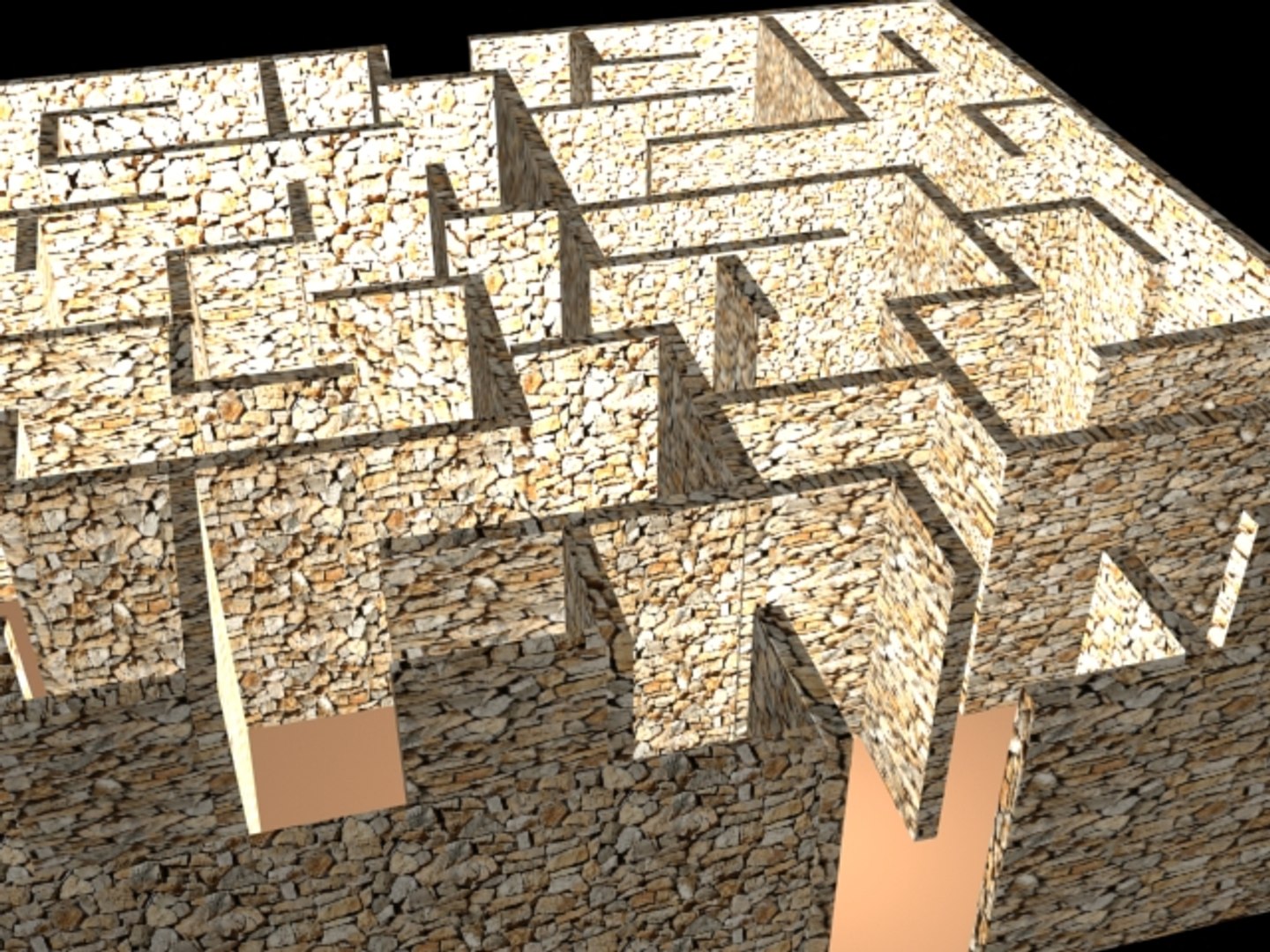 3d Maze Model