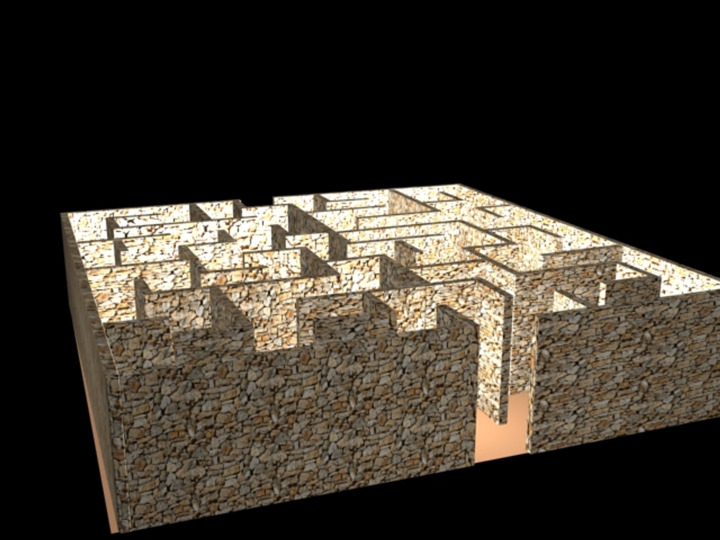 3d Maze Model