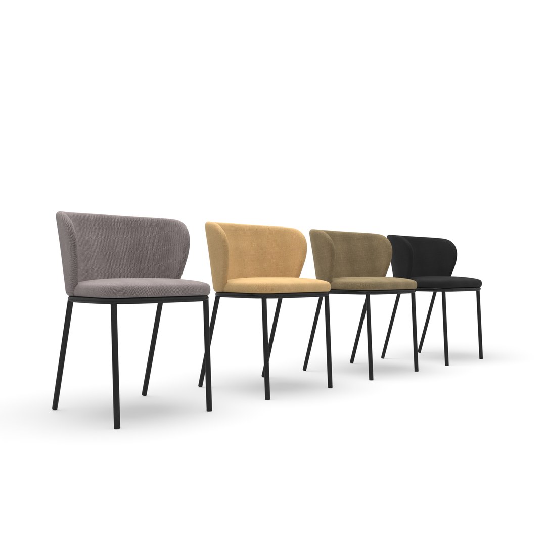 Ciselia Chair 3D Model - TurboSquid 2179347