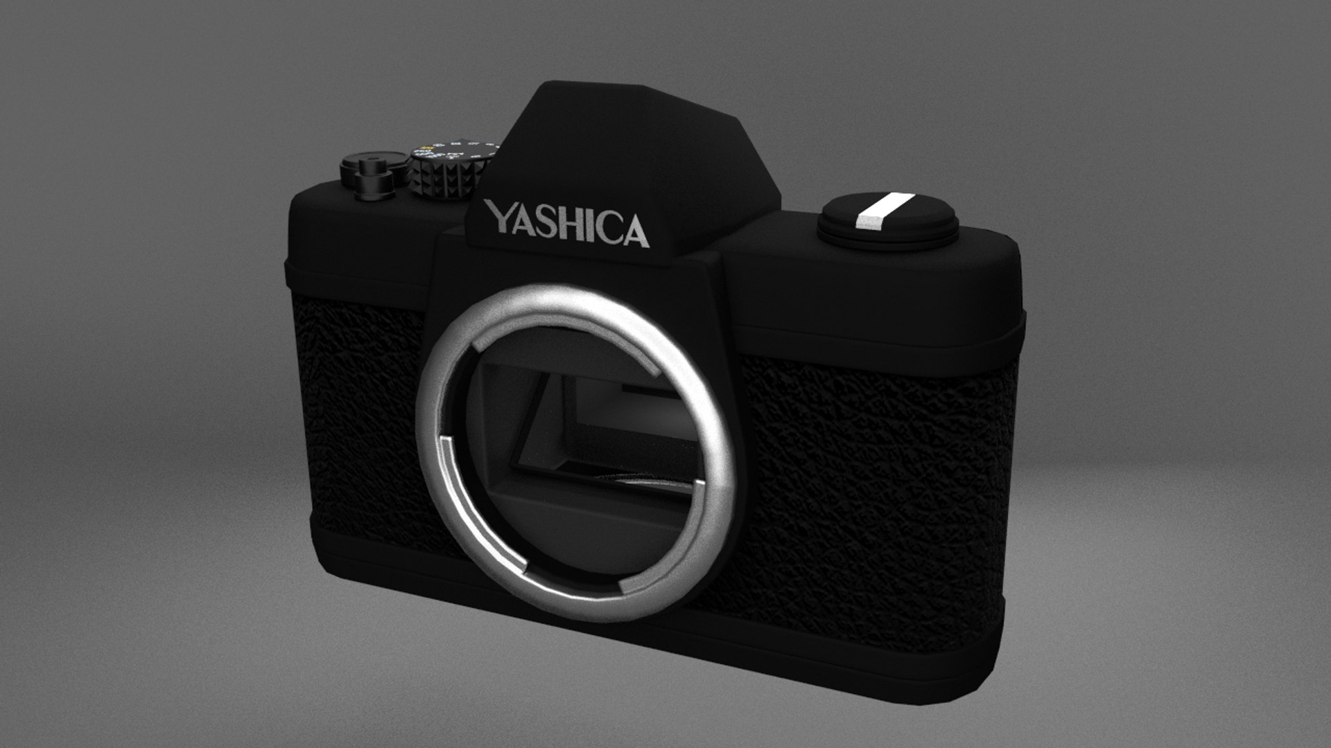 3d model yashica analog camera