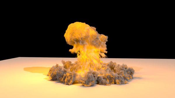 modelo 3d Explosión de fuego realista - modelo VDB - TurboSquid 1688369