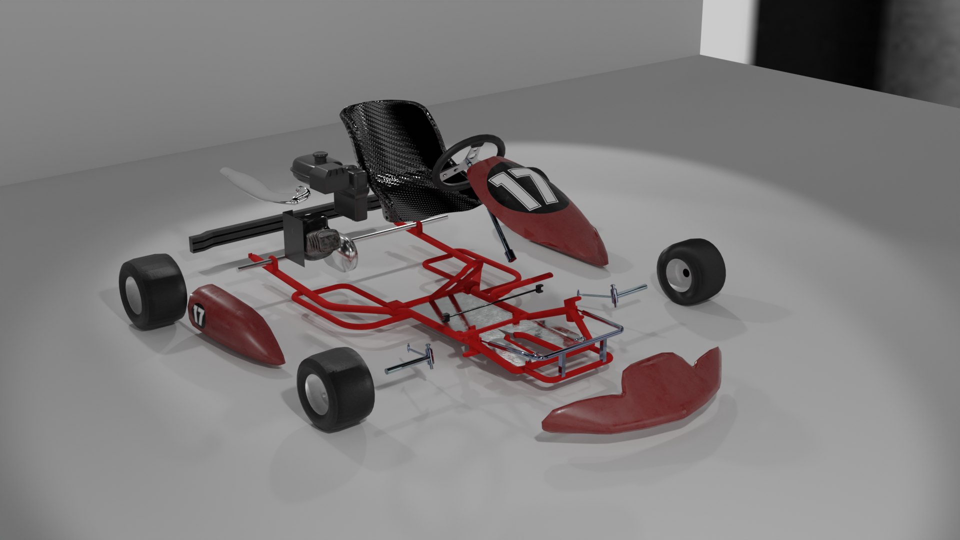 Go-kart 3D Model - TurboSquid 1860633