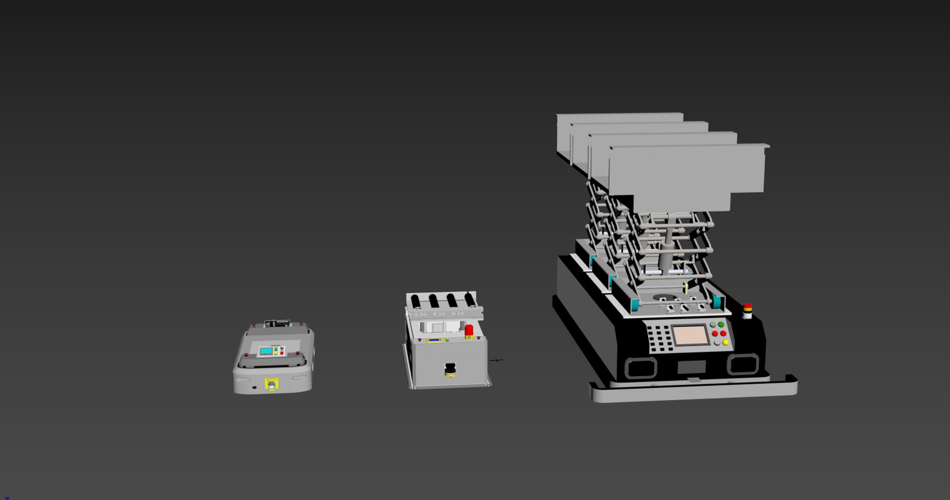 AGV Vehicles Assemble 3D Model - TurboSquid 2088663