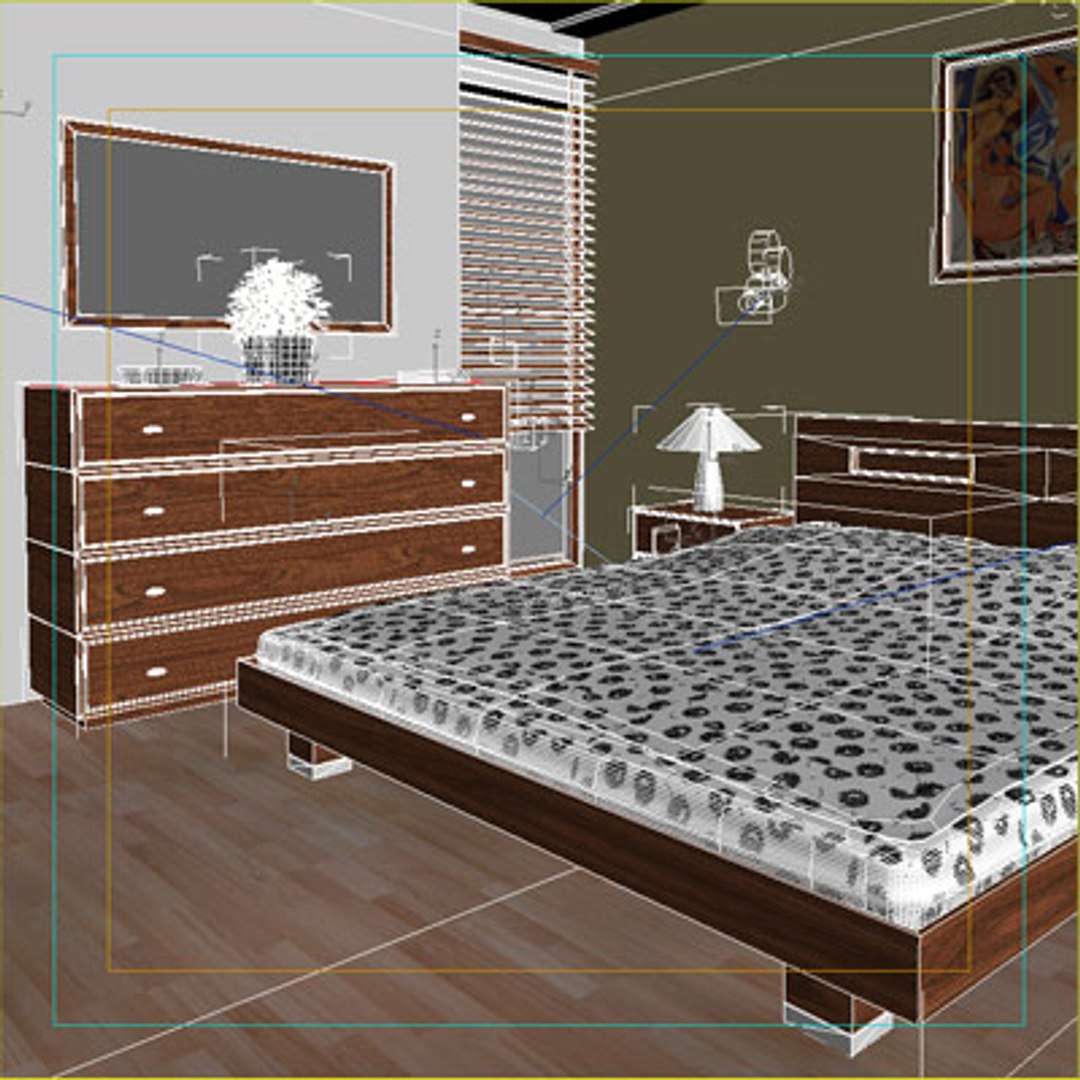 Interior Furniture Room 3d Model