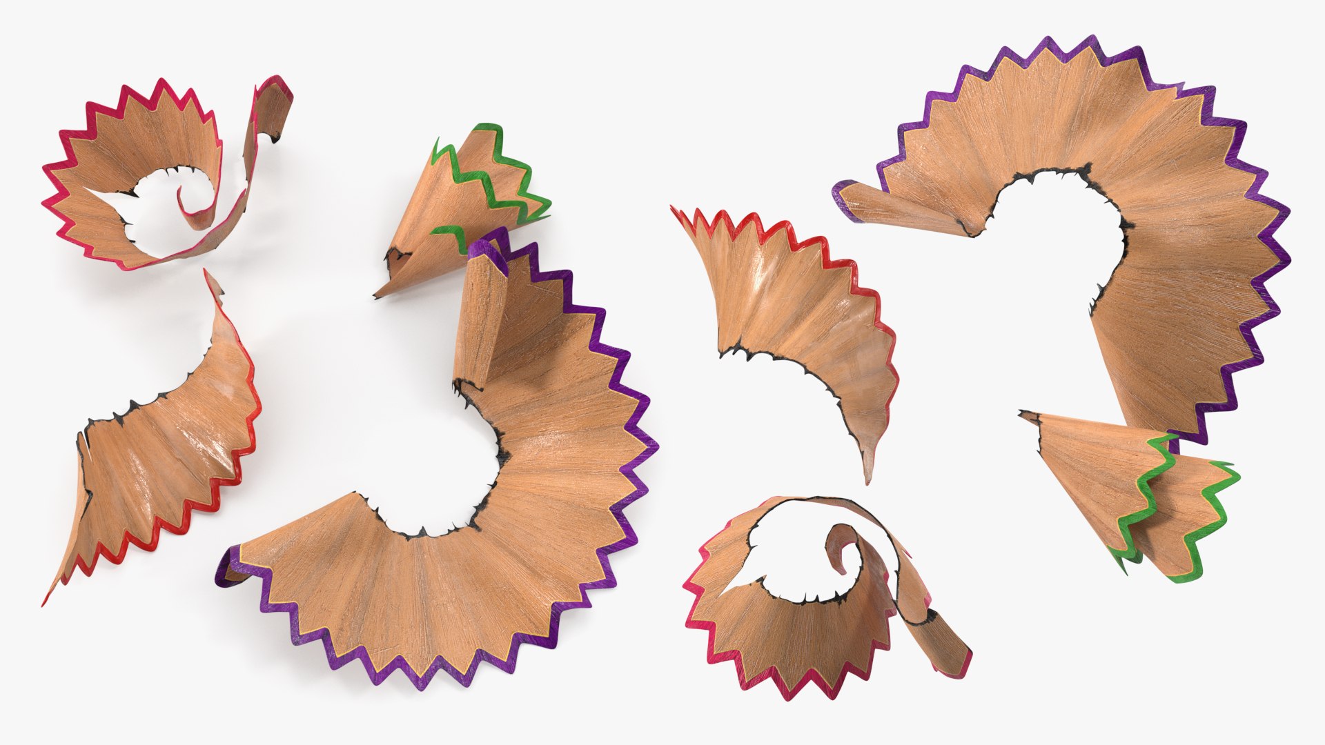 Pencil Shavings 3D - TurboSquid 2111013