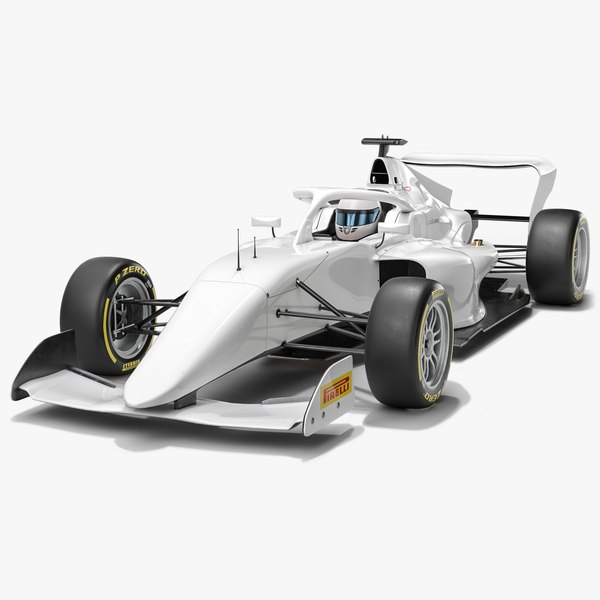 F1 아카데미 2024 Tatuus F4 T 421 레이스카 화이트 모형 3d 모델 Turbosquid 2270849