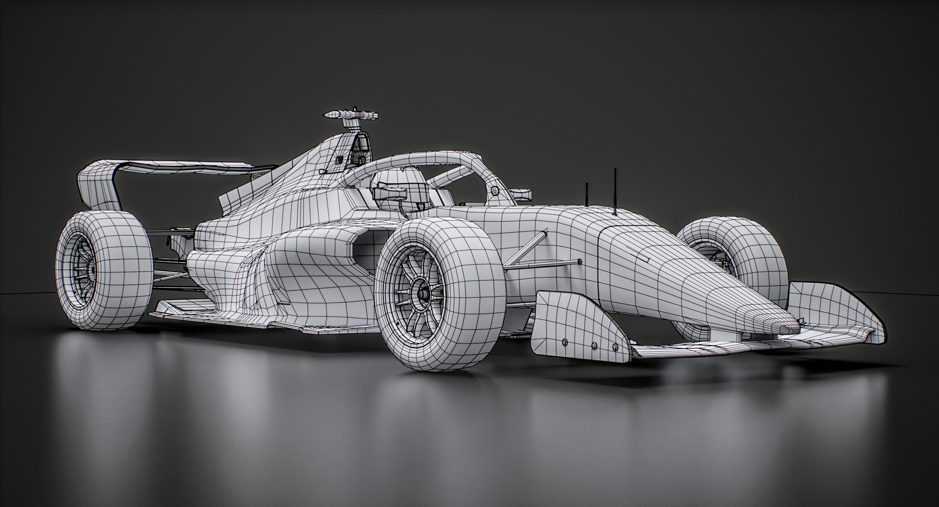 F1 Academy 2024 Tatuus F4-T-421 Race Car White Mockup 3D Model ...
