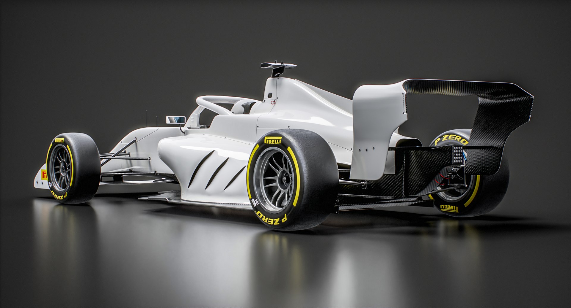 F1 Academy 2024 Tatuus F4-T-421 Race Car White Mockup 3D Model ...