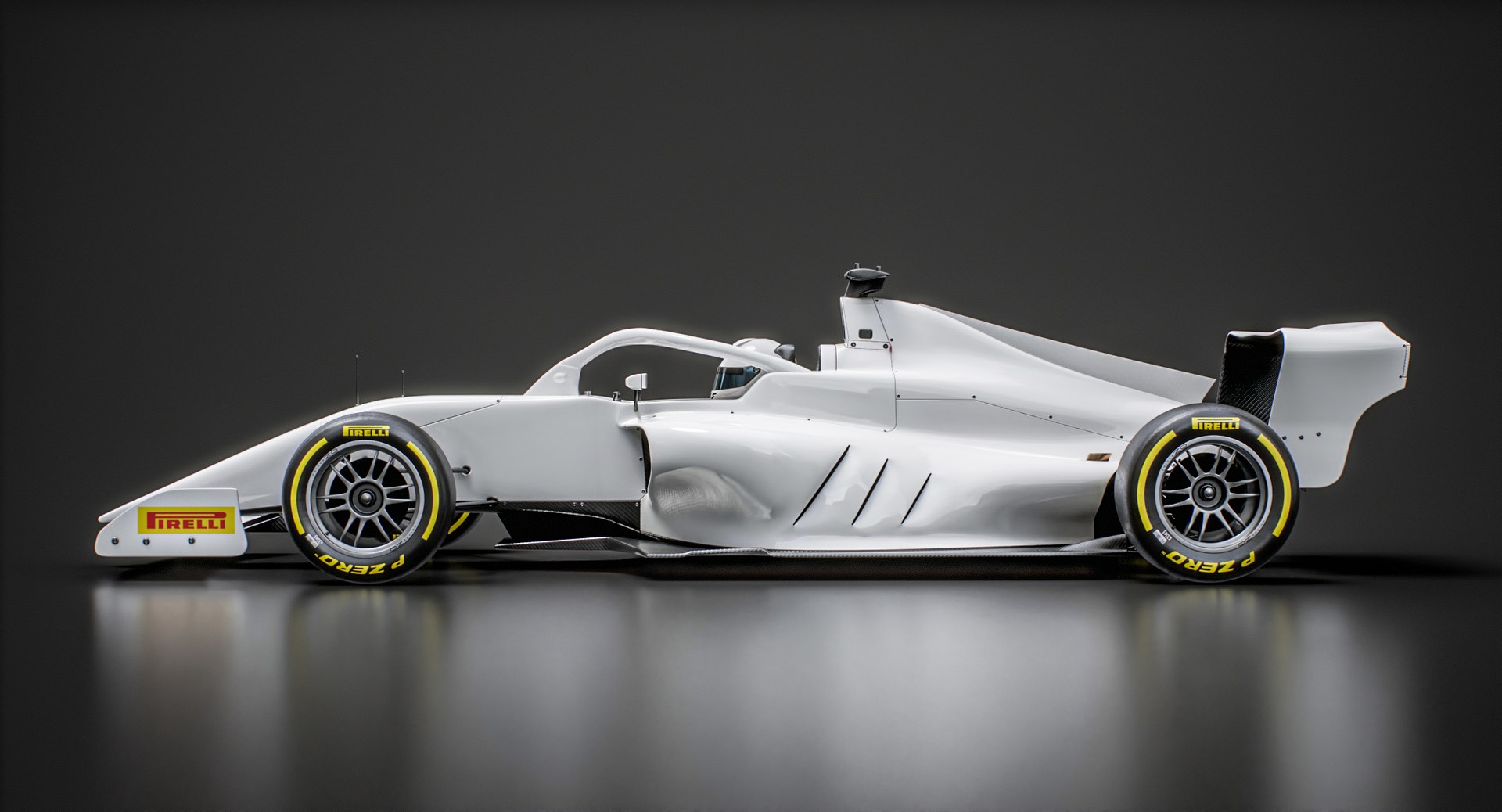 F1 Academy 2024 Tatuus F4-T-421 Race Car White Mockup 3D Model ...