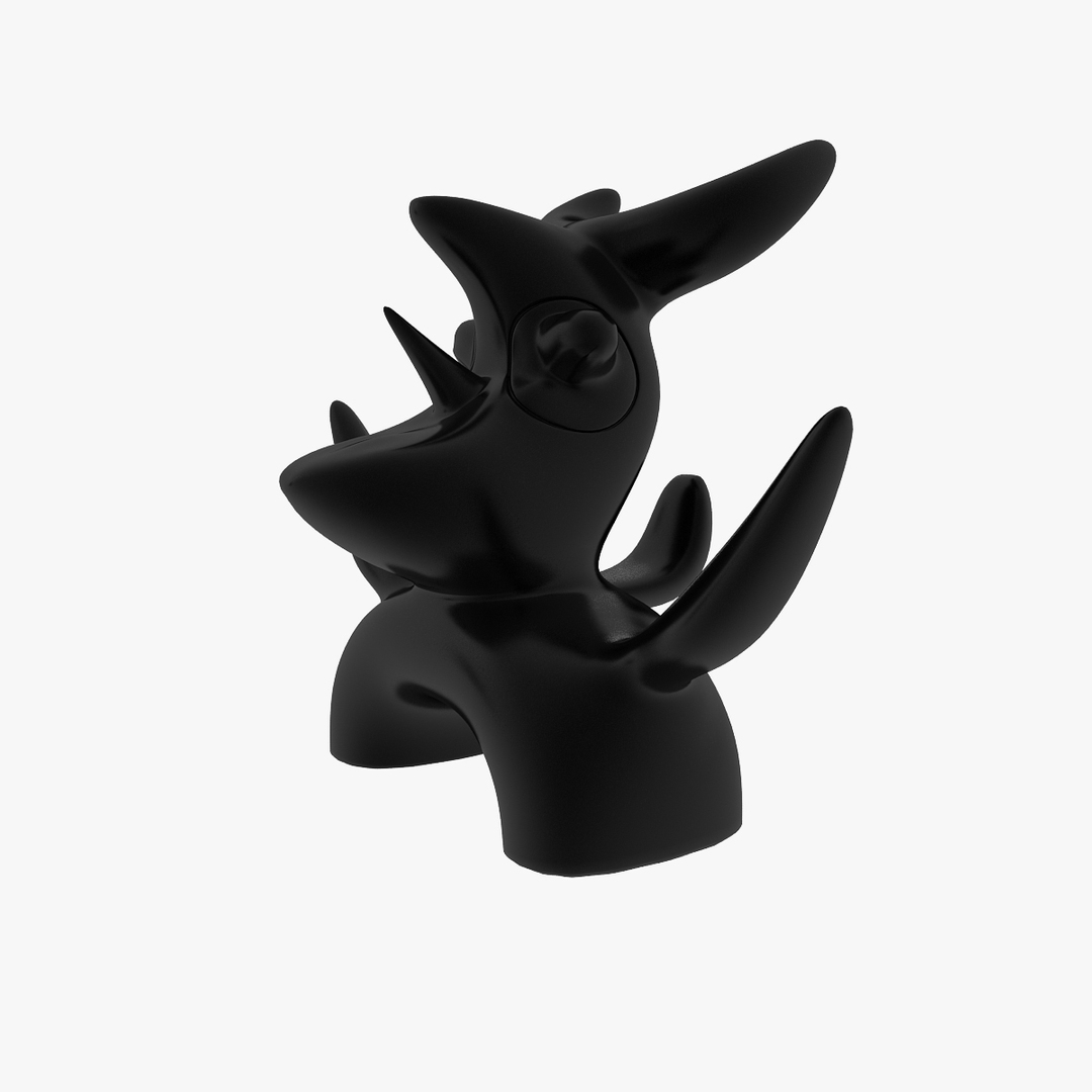 Lunar Bird Sculpture Miro 3d 3ds