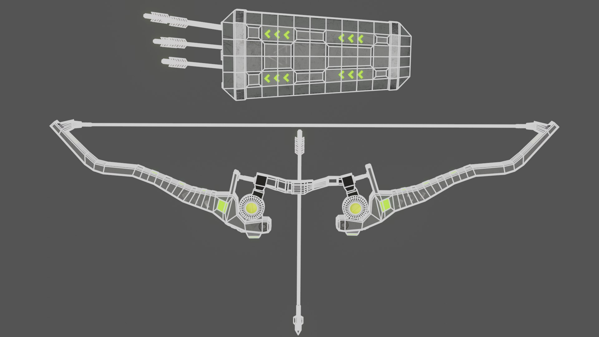 3D Sci Fi Bow - TurboSquid 2064114