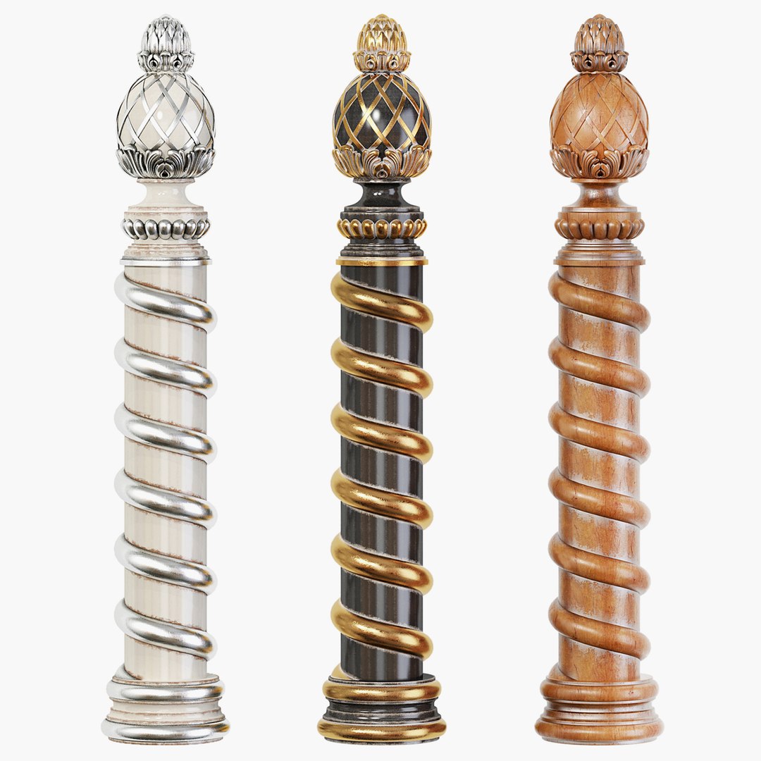 3D Classic Baluster 04 Model - TurboSquid 2066906