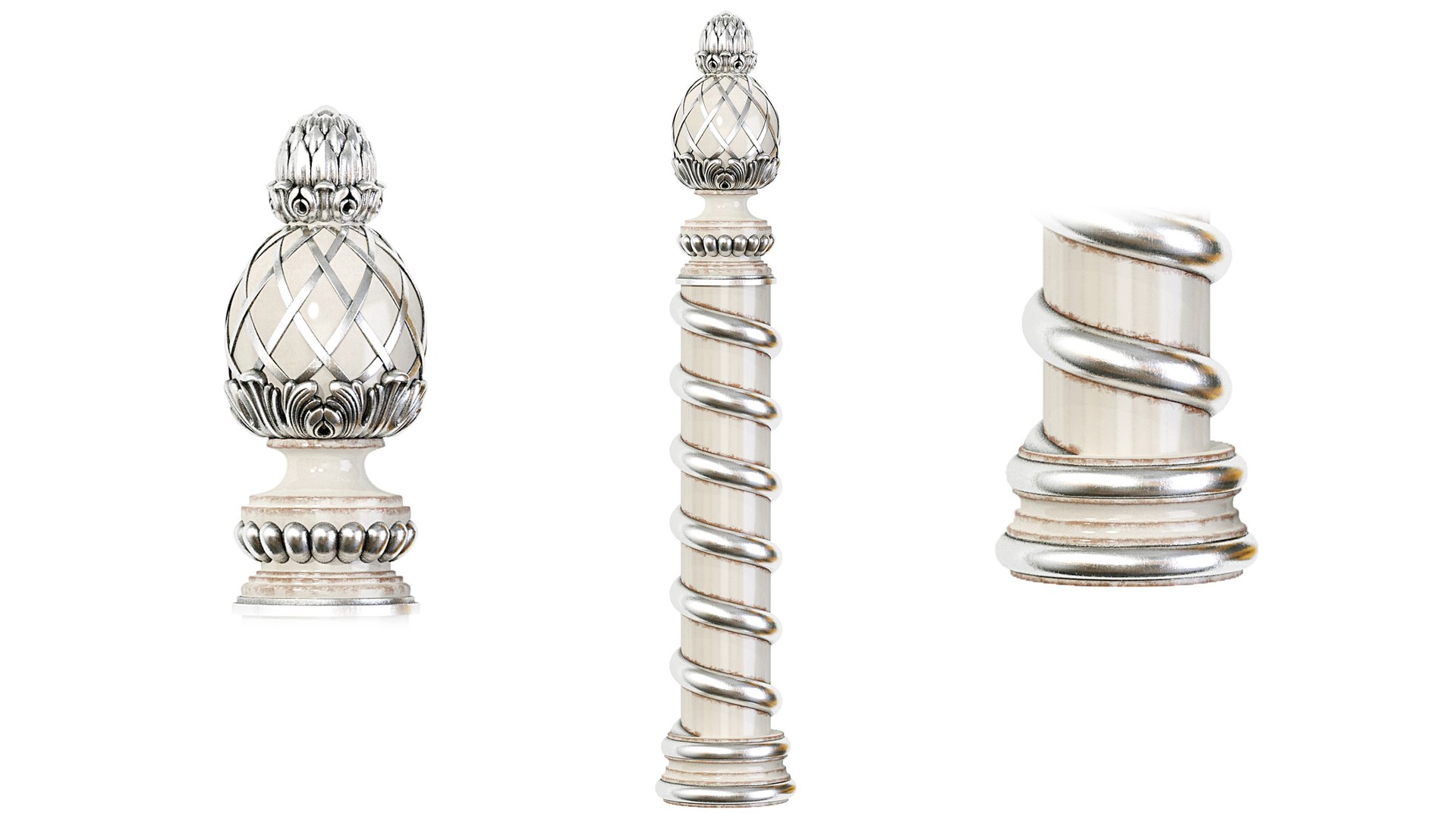 3D Classic Baluster 04 Model - TurboSquid 2066906