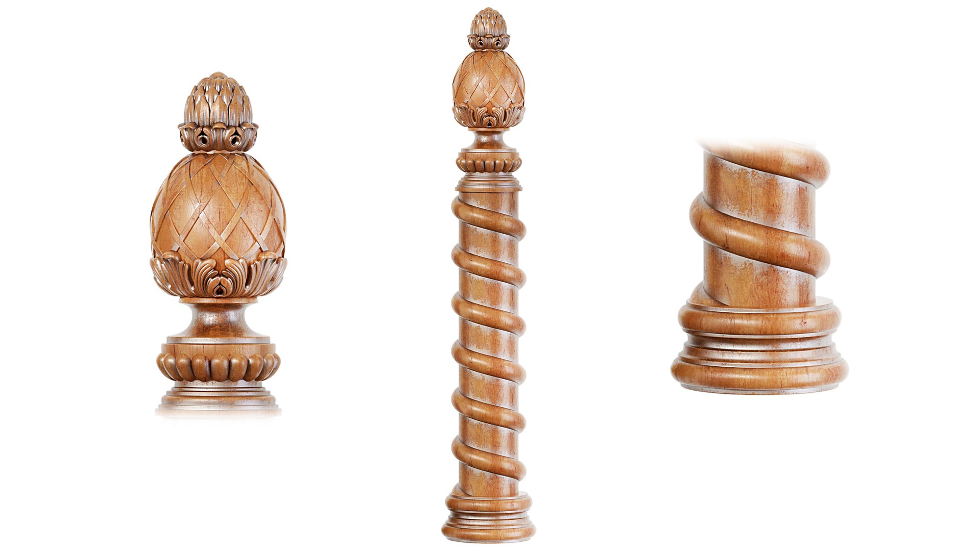 3D Classic Baluster 04 Model - TurboSquid 2066906