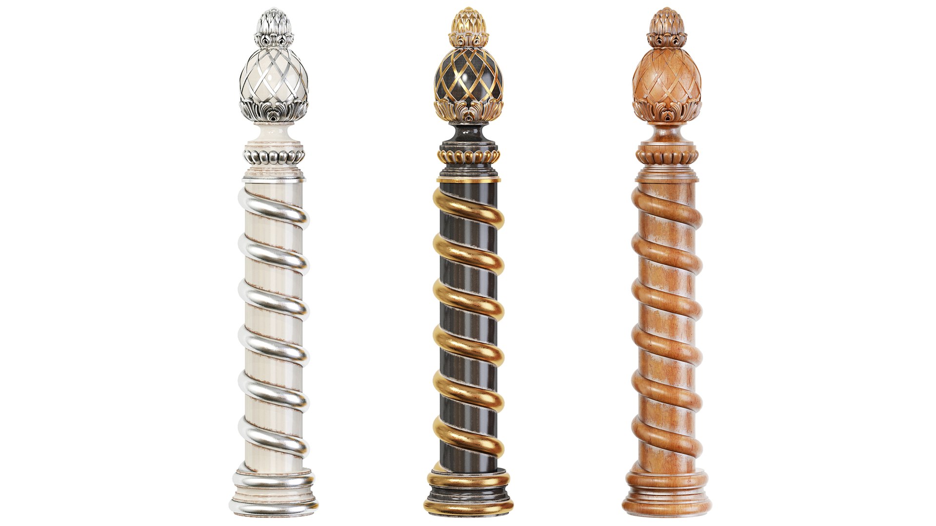 3D Classic Baluster 04 Model - TurboSquid 2066906